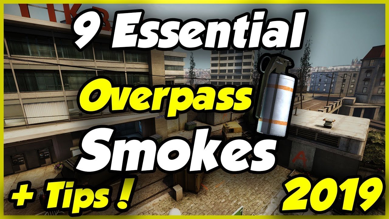 9 Essential Overpass smokes [CSGO] - YouTube