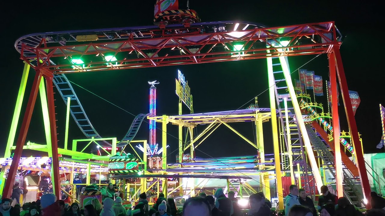 Christmas Spinning Roller Coaster @ Hyde Park Winter Wonderland 2019 ...