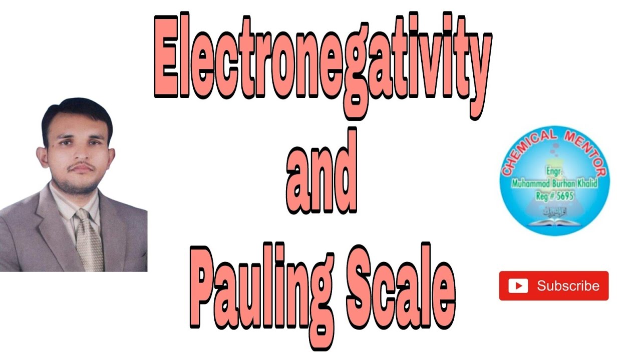 Electronegativity and Pauling Scale BS/BSc（Inorganic Chemistry）CH#1 ...