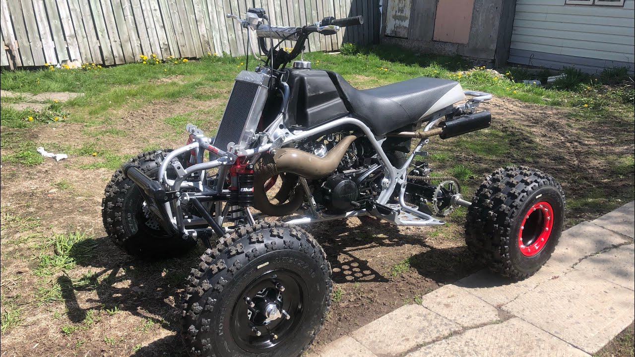 2007 Yamaha banshee(street run/test) - YouTube