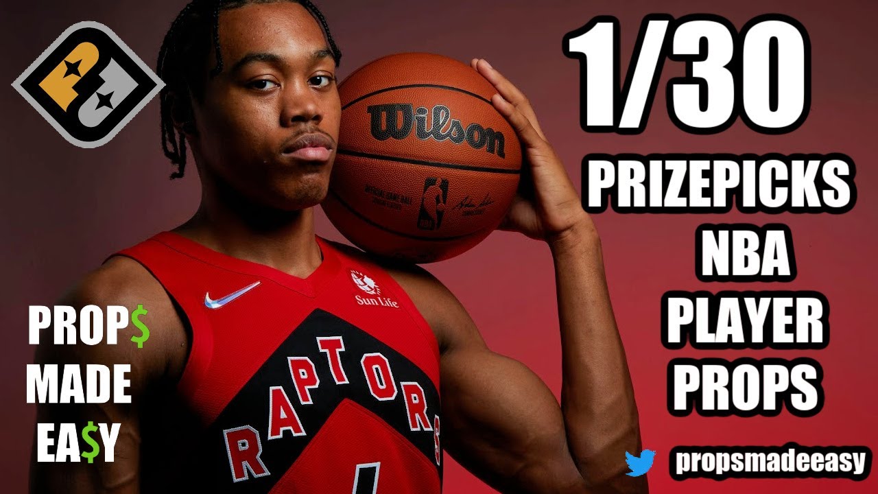 1/30/23 NBA PRIZEPICKS PLAYER PROP PICKS / PROPS MADE EASY - YouTube