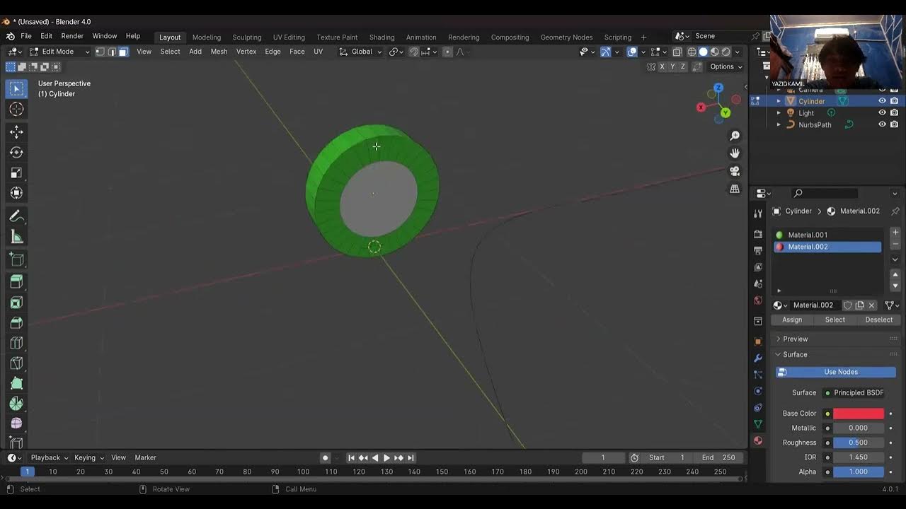 TUTORIAL BASIC BLENDER - (FOLLOW PATH) - YouTube