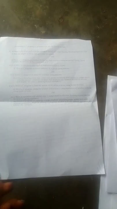 Btech First Semester C Programming Paperaknu Andhra Universitycseeceeie Engineering Youtube