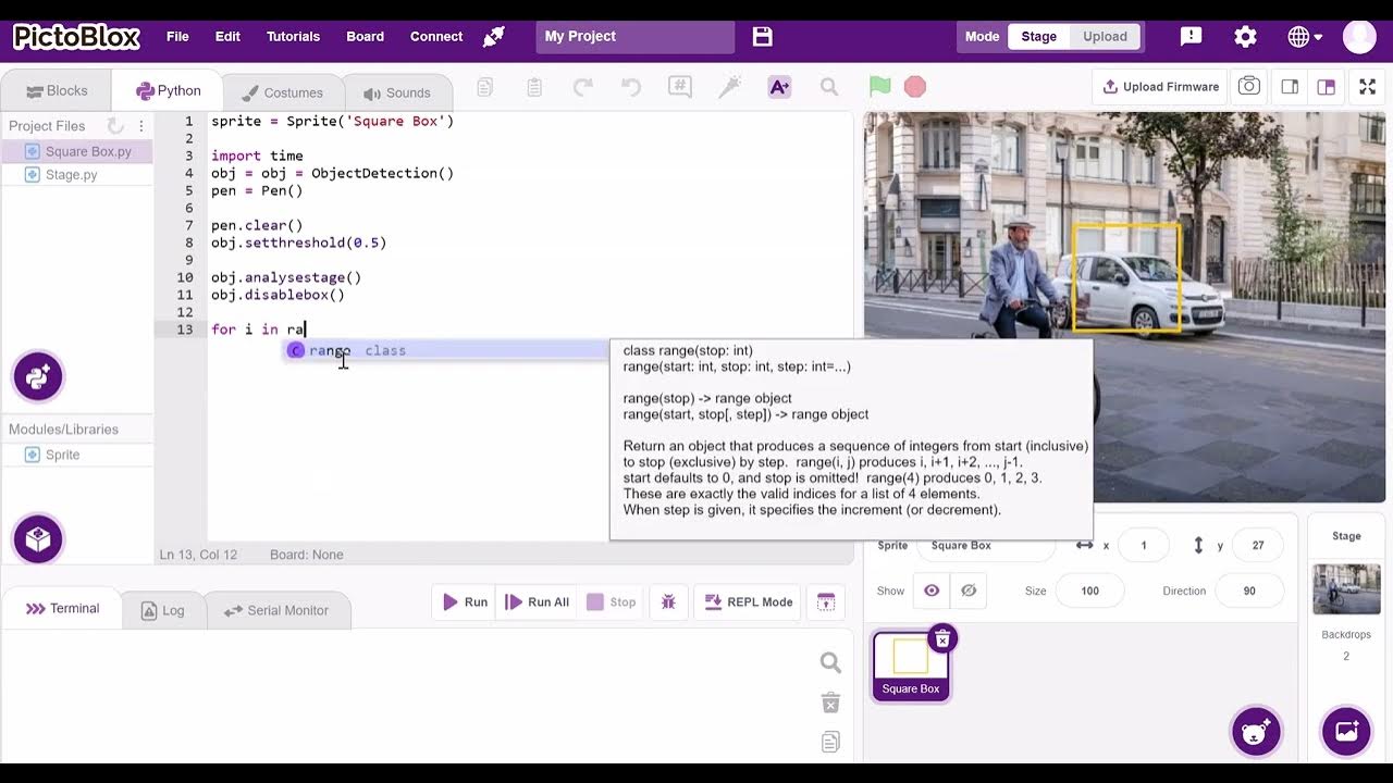 7 Interactive Object Detection with AI Sprite Fun with 'Square Box ...