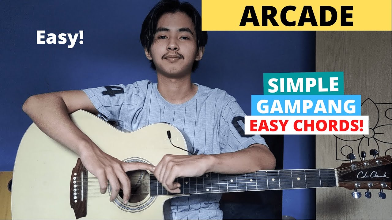 CHORD SIMPLE GAMPANG (Arcade - Duncan Laurence) (Tutorial Gitar) Easy ...