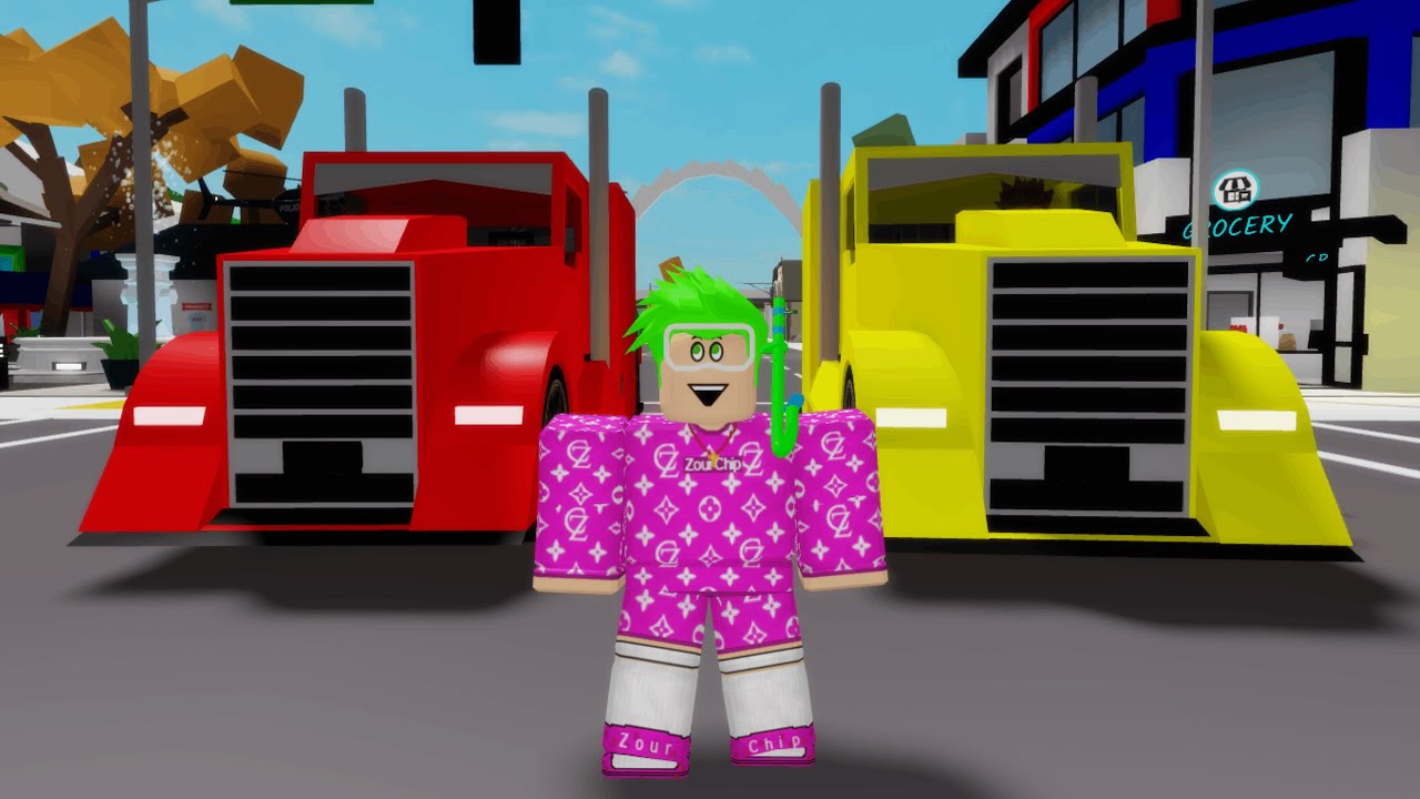 TRUCK RACE IN BROOKHAVEN! (Roblox) - YouTube