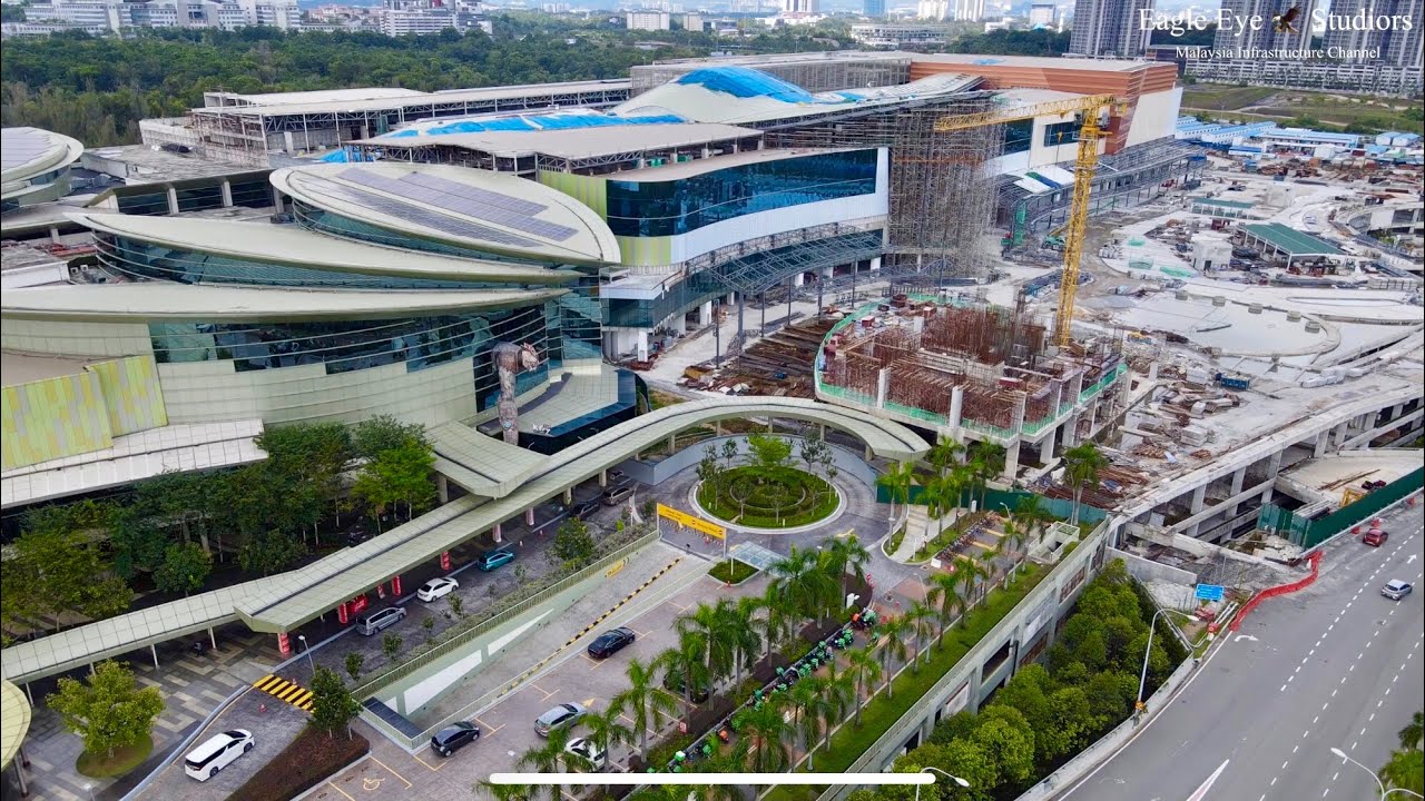 Ioi City Mall Putrajaya expansion Update august 2021 - YouTube