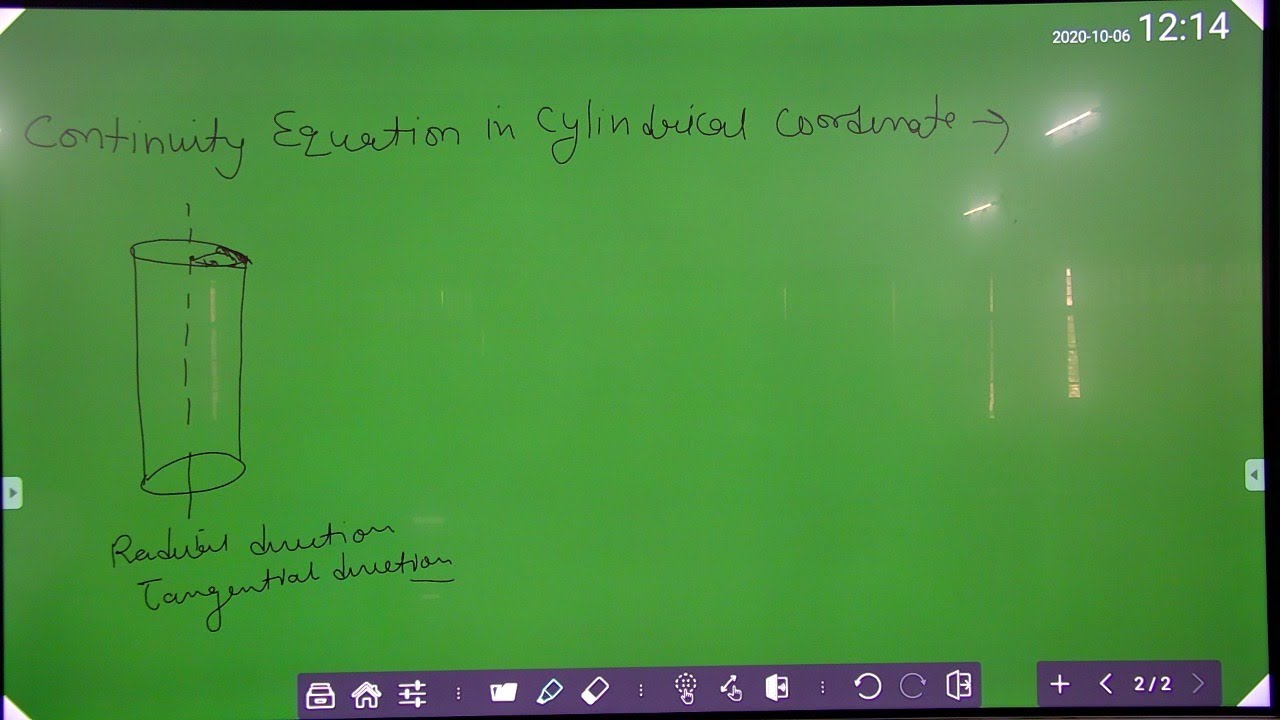 Continuity Equation in Cylindrical Coordinate|| Fluid Mechanics|| 3rd ...