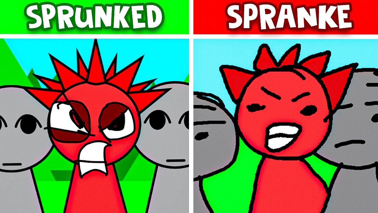 Incredibox Sprunked VS Incredibox Spranke - Normal VS Horror Versions ...