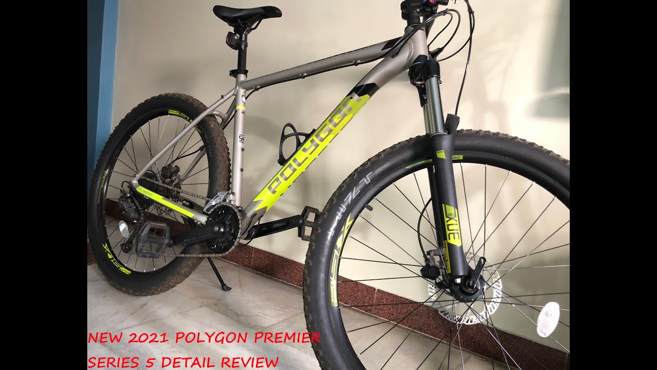 My New 2021 Polygon Premier Series 5 bicycle Detail Review with ...