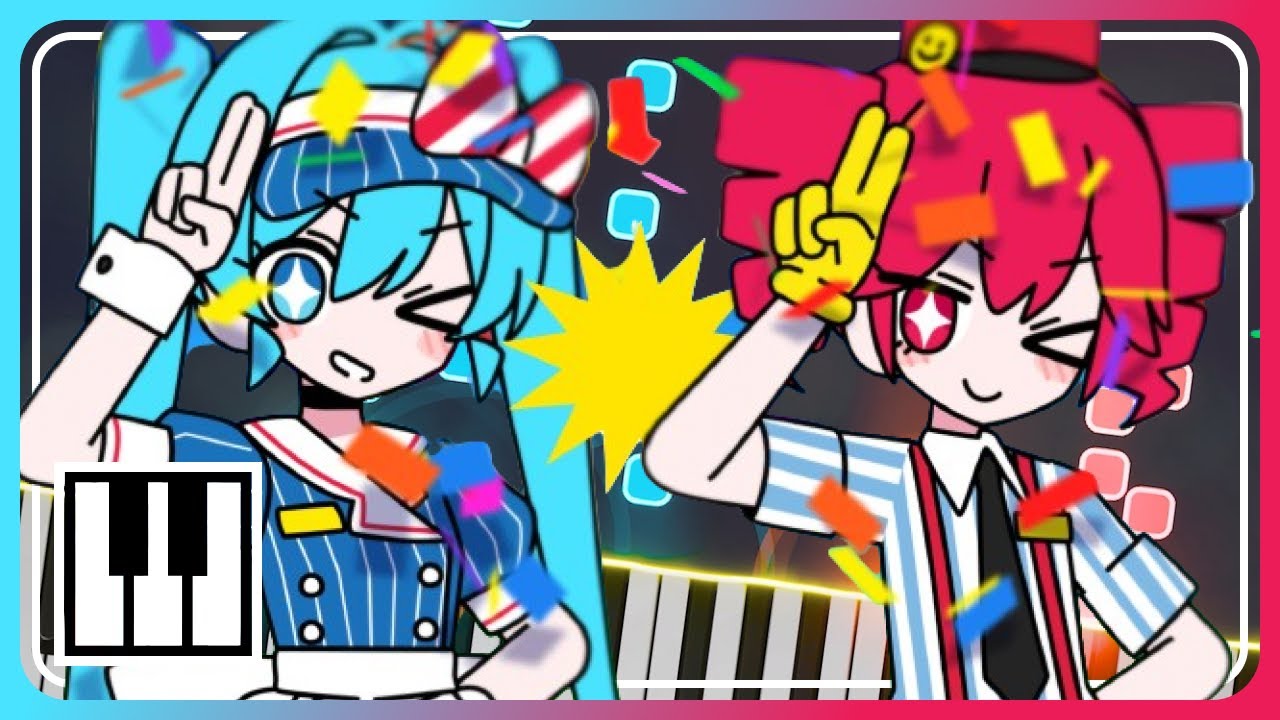 Hatsune Miku, Kasane Teto - Mesmerizer (Easy) [Piano] - YouTube