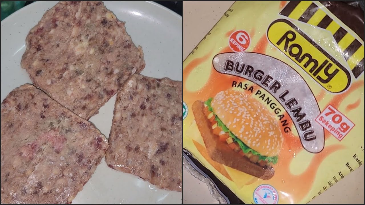 Sedap Rupanya Masak Daging Burger Ramly Rasa Panggang Ni Macam Ni - YouTube