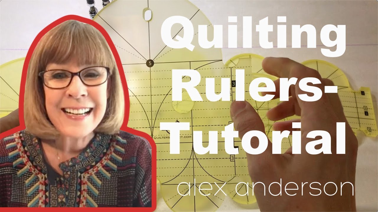 Alex Anderson LIVE - Quilting Rulers Tutorial - YouTube