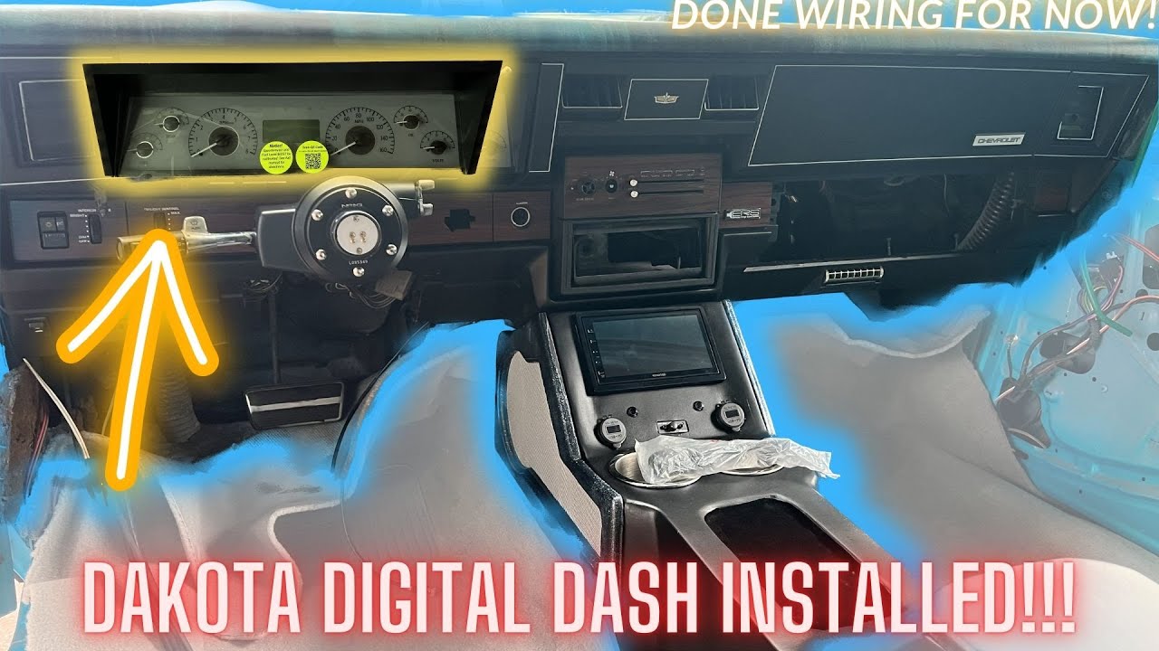 1989 Box Chevy Build Ep.36 (Dakota Digital Dash Installed) Done Wiring ...