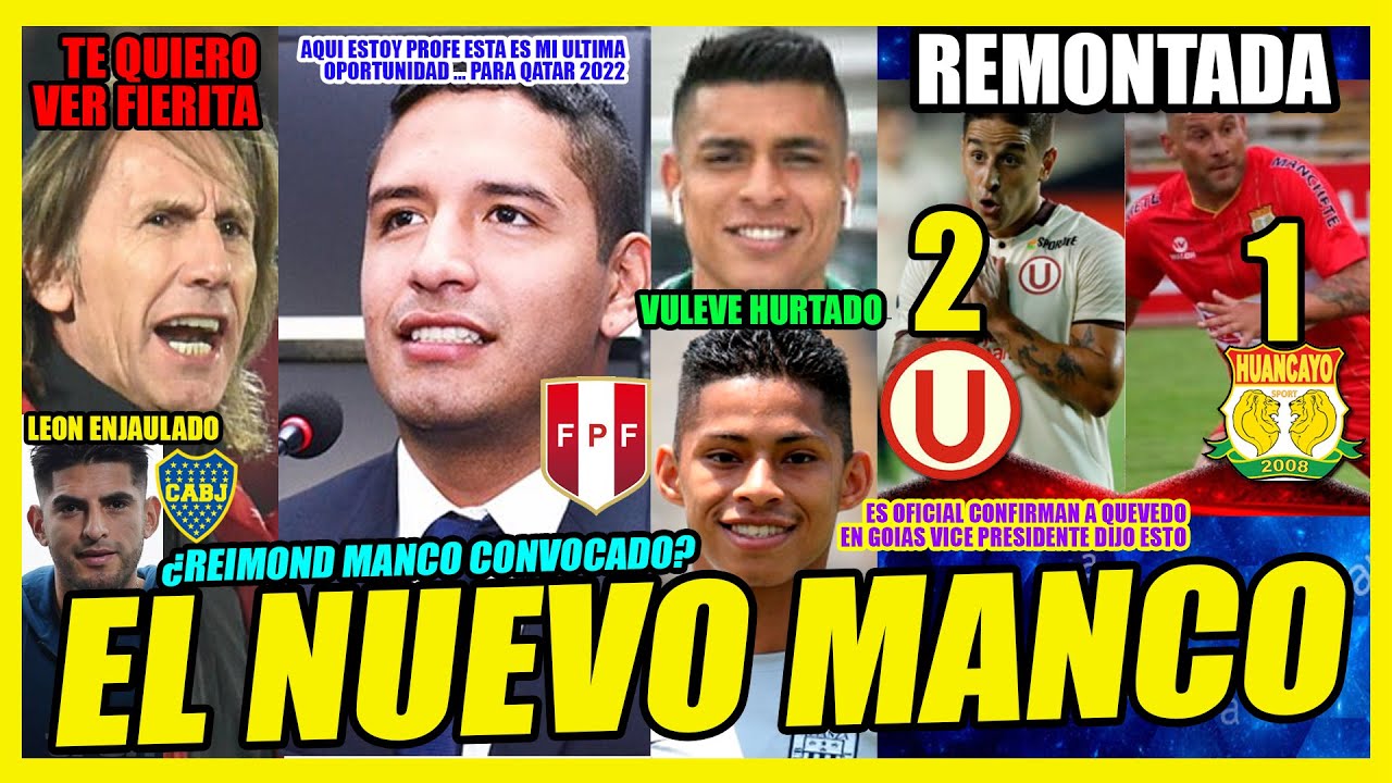 ¡DEBATE! REIMOND MANCO CONVOCADO 2020│UNIVERSITARIO VS HUANCAYO 2-1 ...
