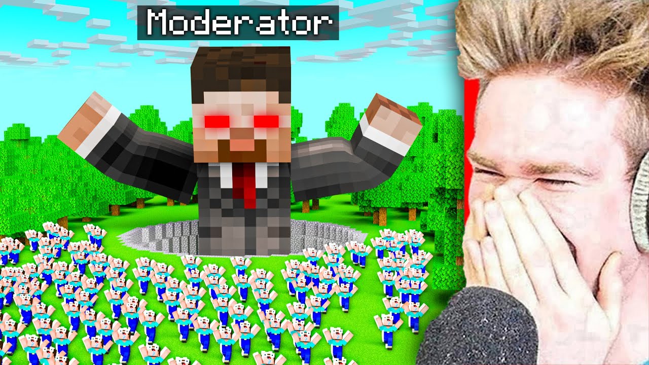 ZBUNTOWANY MODERATOR *PRANK* na WIDZU XD | Minecraft Extreme - YouTube