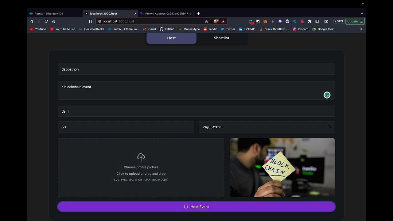 Eventify - Dappathon - YouTube