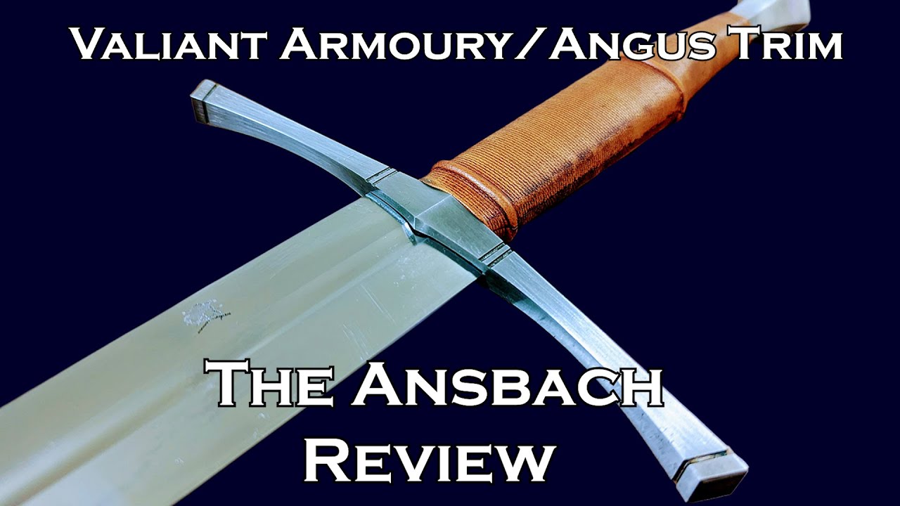 Valiant Armoury/Angus Trim Ansbach Sword Review - YouTube