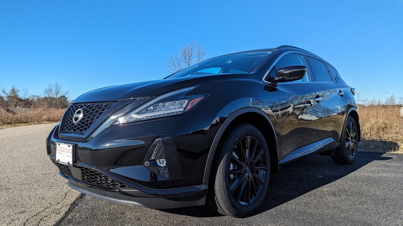 2024 Nissan Murano SV Midnight Edition Walk Around for Thomas - YouTube