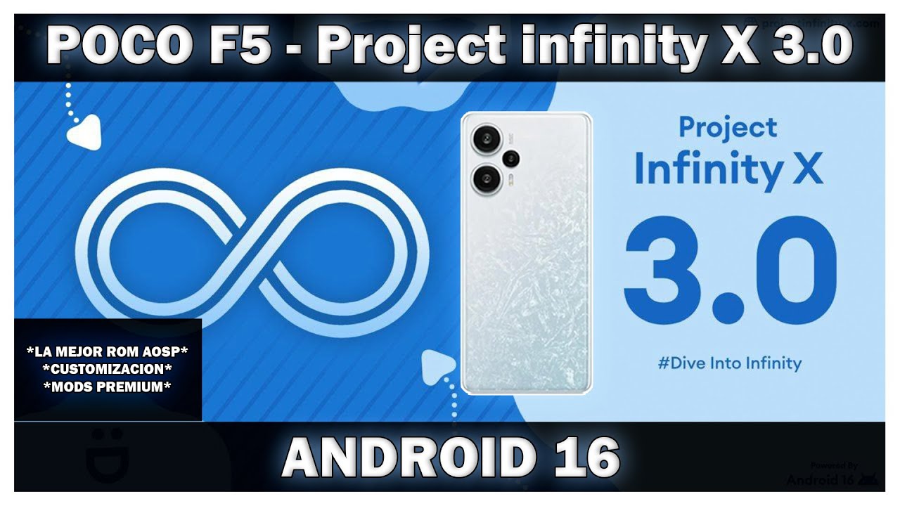 Poco F5 - Project Infinity X 3.0 y 3.1 LLEGAN ! LA MEJOR AOSP DEL ...