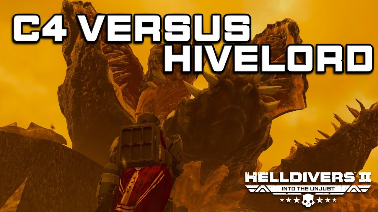 C4 VERSUS HIVELORD | Helldivers 2 - YouTube