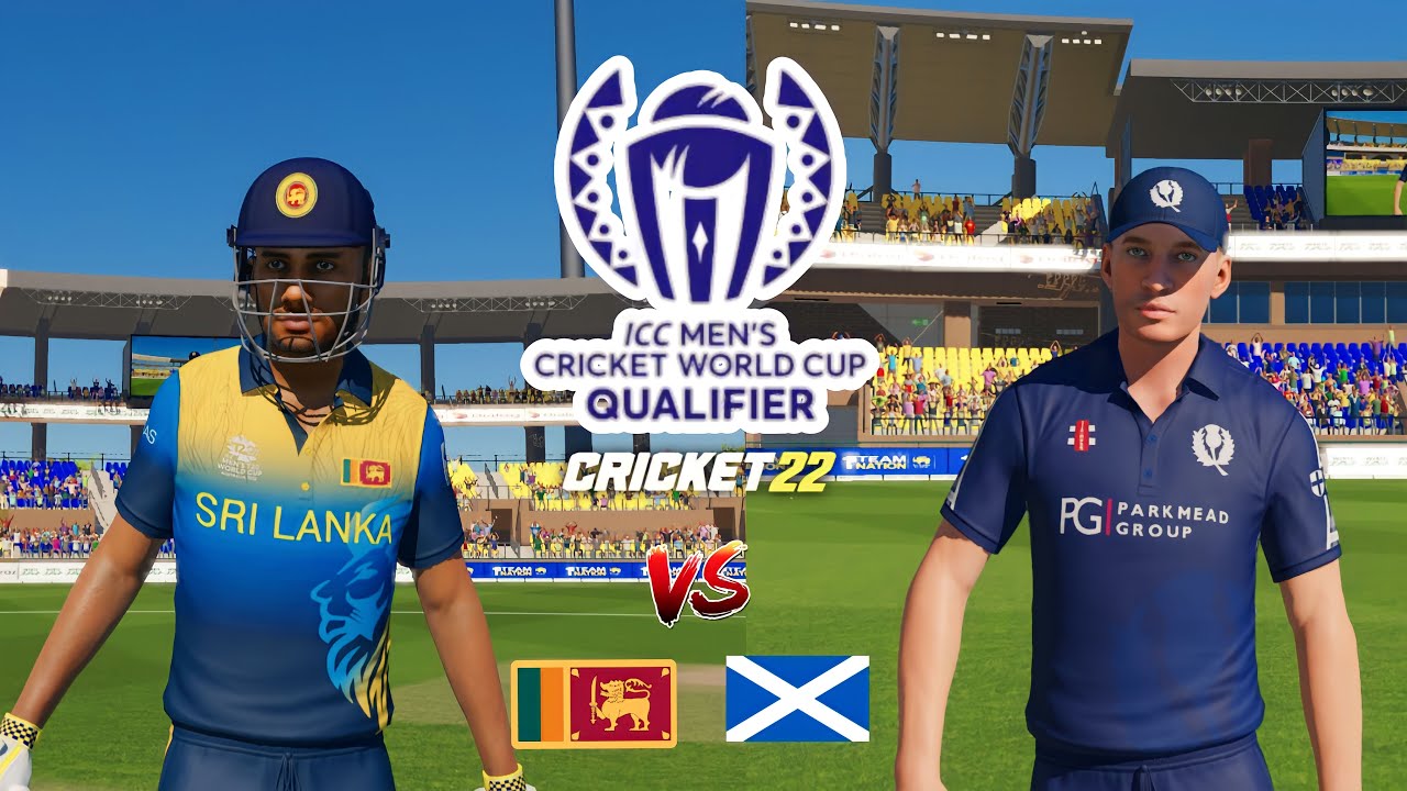 Sri Lanka vs Scotland | World cup 2023 | Cricket 22 - YouTube