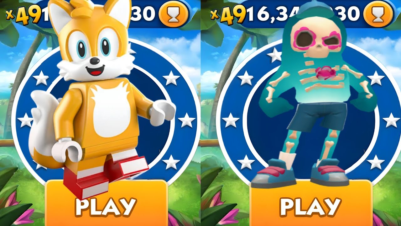 Sonic Dash - Lego Tails vs Bob The Blob vs All Bosses Zazz Eggman - All ...