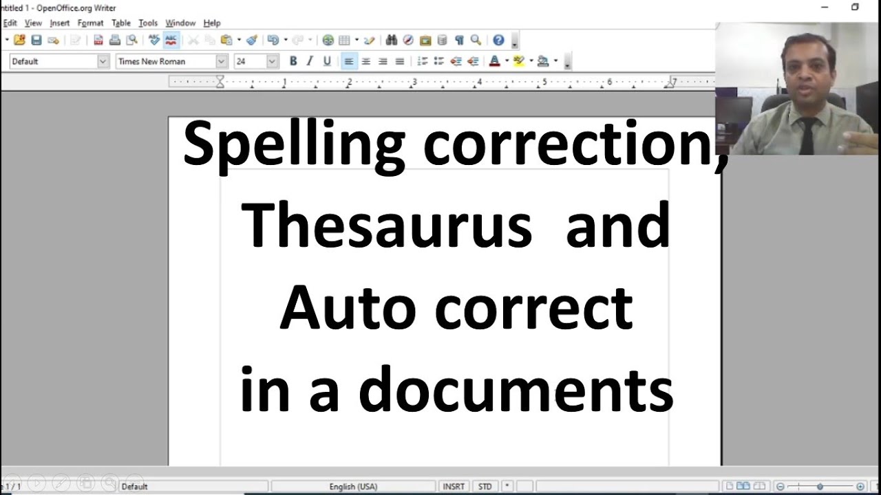 How to correct spelling automatically || Auto Correct || Thesaurus ...