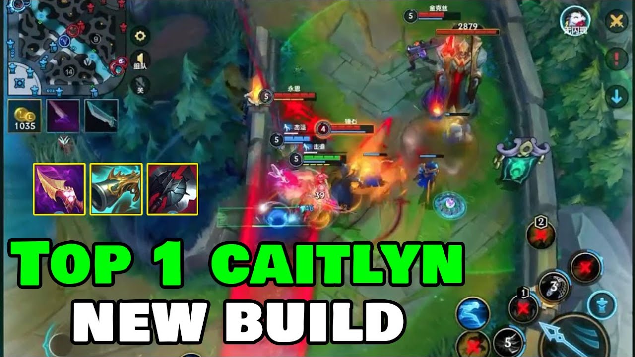 Caitlyn Tốc chiến | Top 1 Caitlyn | Build Mới rất độc lạ sẽ gồng gánh ...