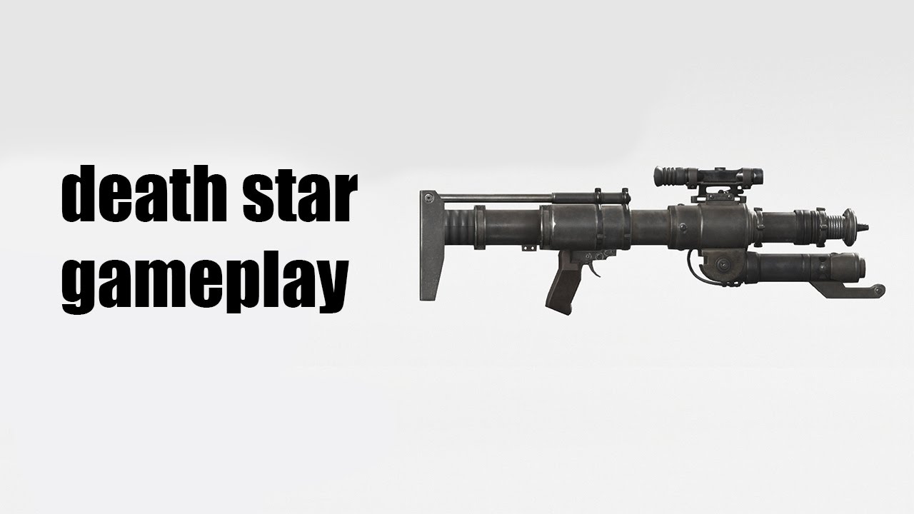 star wars battle front bo rifle gameplay at death star - YouTube