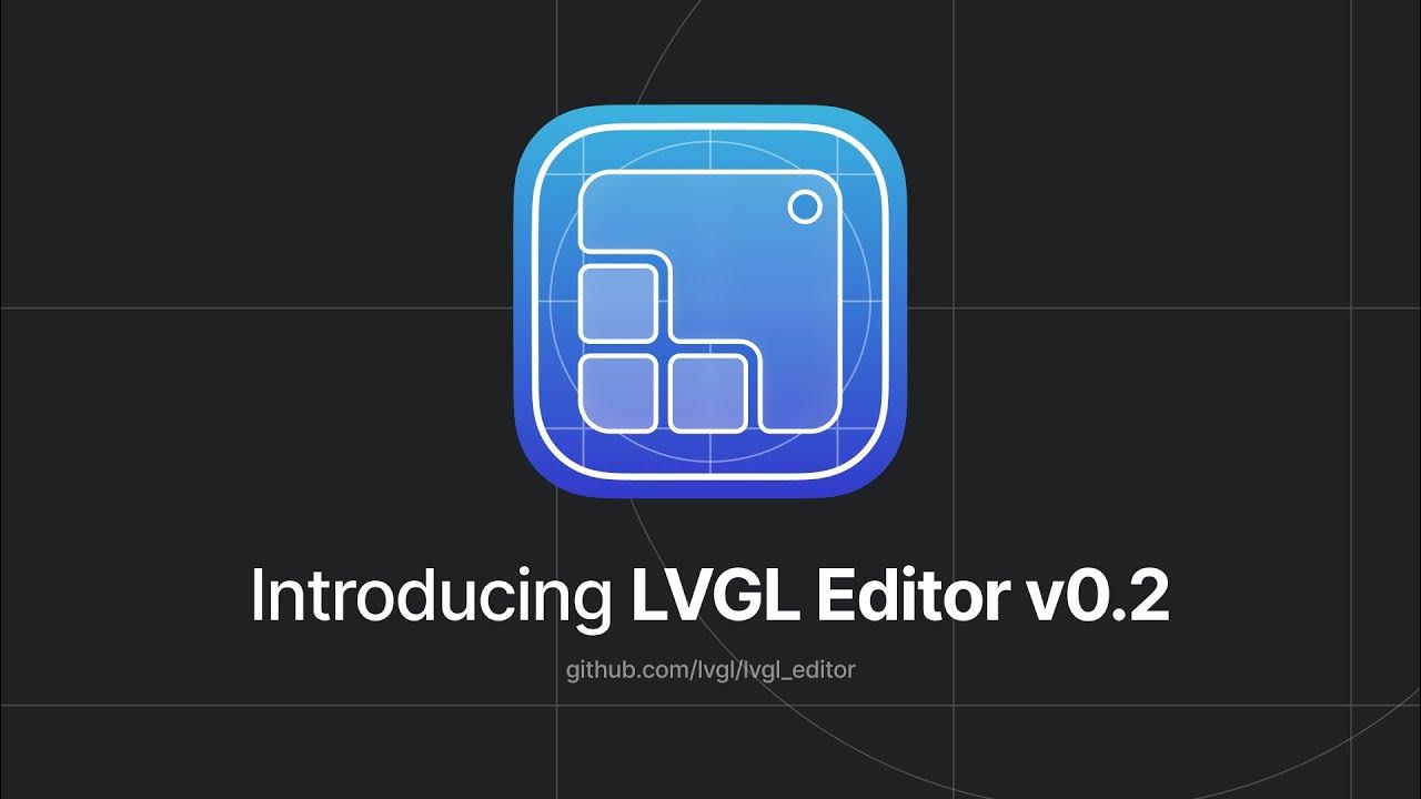 LVGL UI Editor v0.2 — New features for even more effective embedded UI development - YouTube