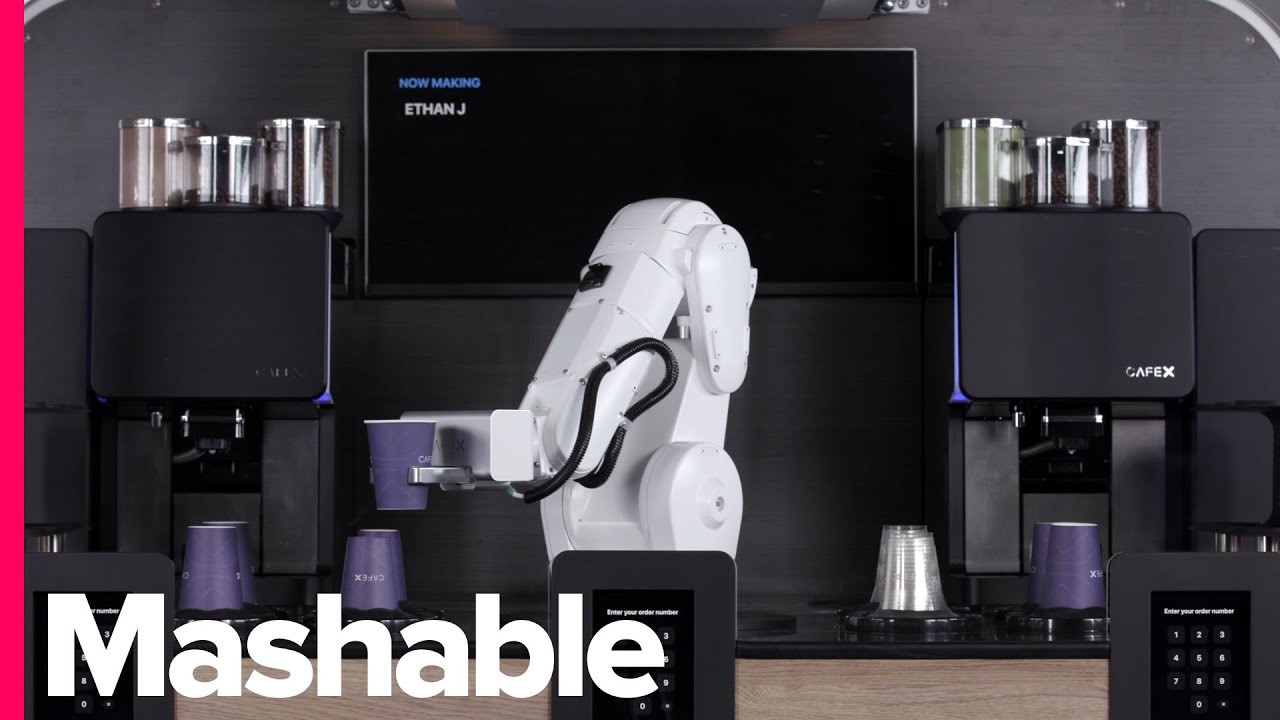 This Robotic Coffee Bar Can Prepare 3 Drinks In 40 Seconds - YouTube
