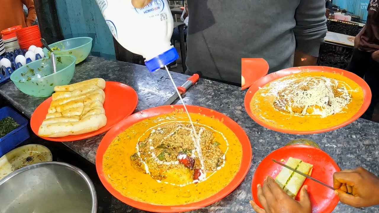 Cheesy Egg Pocket | indian street food | street food india | virtual ...