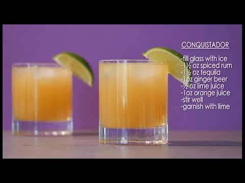 Conquistador Cocktail Recipe Video - YouTube