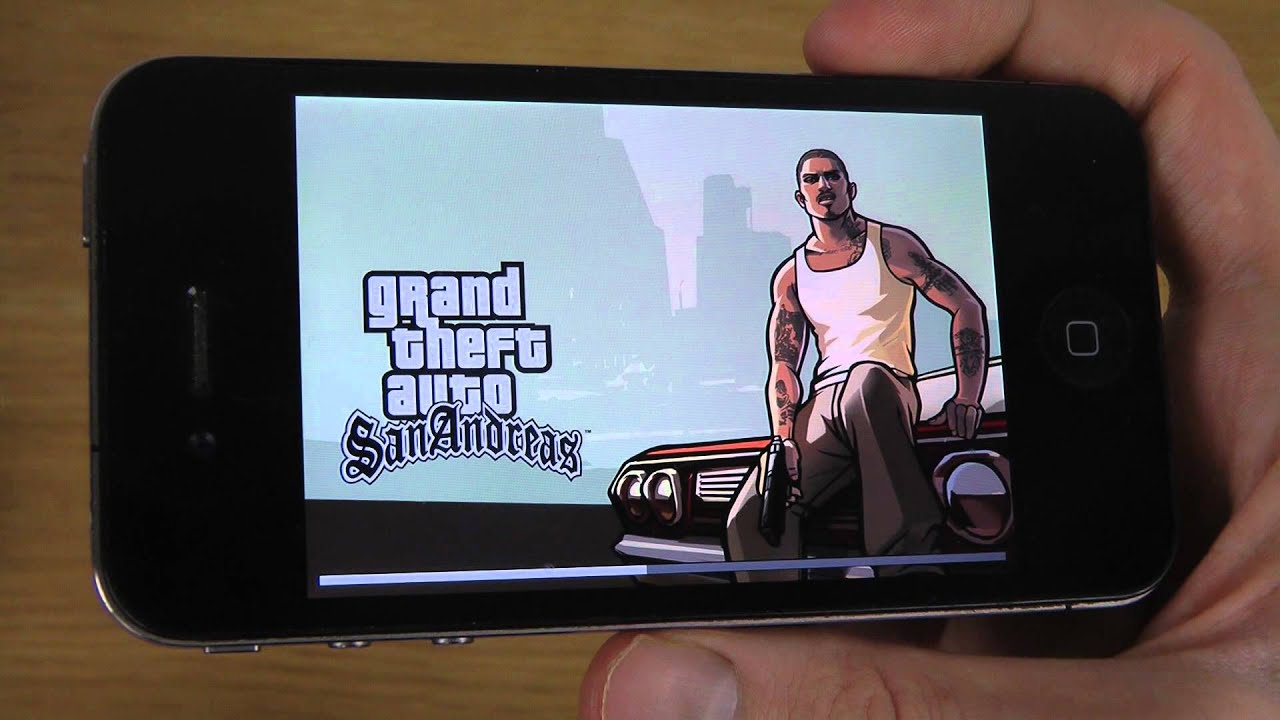 iPhone 4 iOS 7.1 Final - GTA San Andreas HD Gameplay Test - YouTube