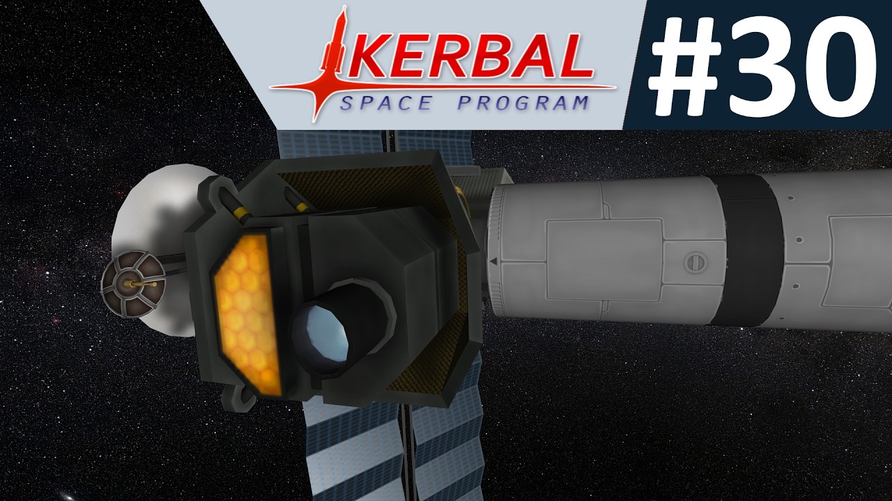 Kerbal Space Program [#30] PL - Teleskop i mnóstwo nowych części. - YouTube