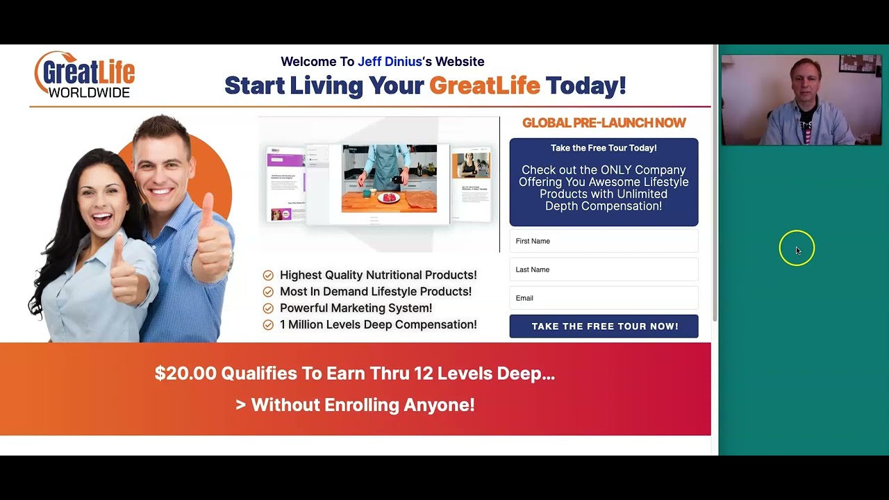GREAT LIFE WORLDWIDE: Full Launch Capture Page Review! - YouTube