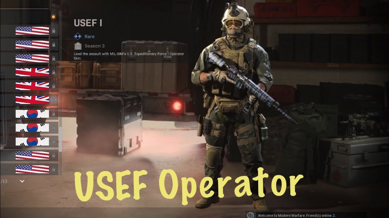 GHOSTRECON BREAKPOINT MW USEF Operator Outfit - YouTube