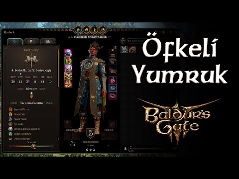 Öfkeli Yumruk - 5 Dakika 1 Karakter - Baldur's Gate 3