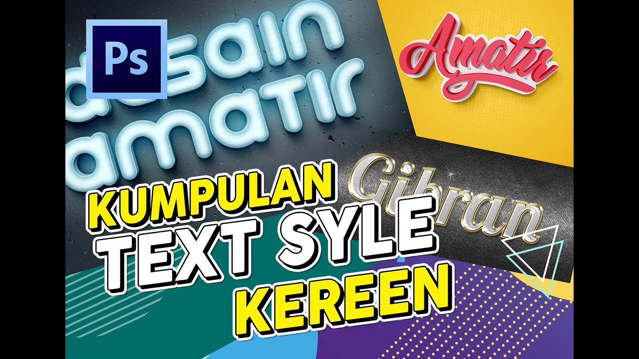 KUMPULAN STYLE TEXT KEREN PART 1 - YouTube