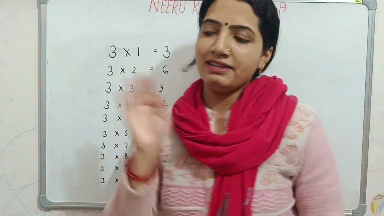 table of 3 in english | 3 Table | 3 Times Table | Table 3 | table of 3 | 3 ka Pahada | Maths ...