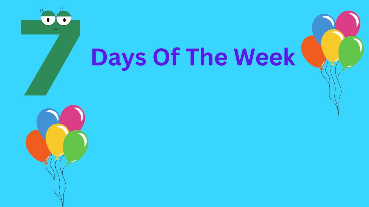 🌟Days of the Week Song for Kids | Clap & Sing Along 🎵 Sunday to ...