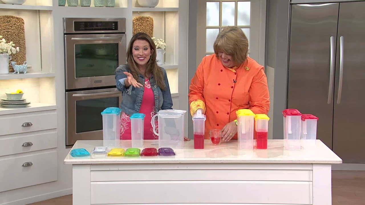 Lock & Lock 2-Piece Pitcher Storage Set with Courtney Cason - YouTube