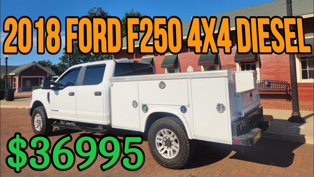 2018 Ford f250 Service utility bed Diesel engine 4x4 for sale $ 36995 ...