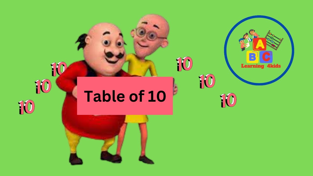 10-x1=10 Multiplication | Table of Ten 10 Tables Song Multiplication ...