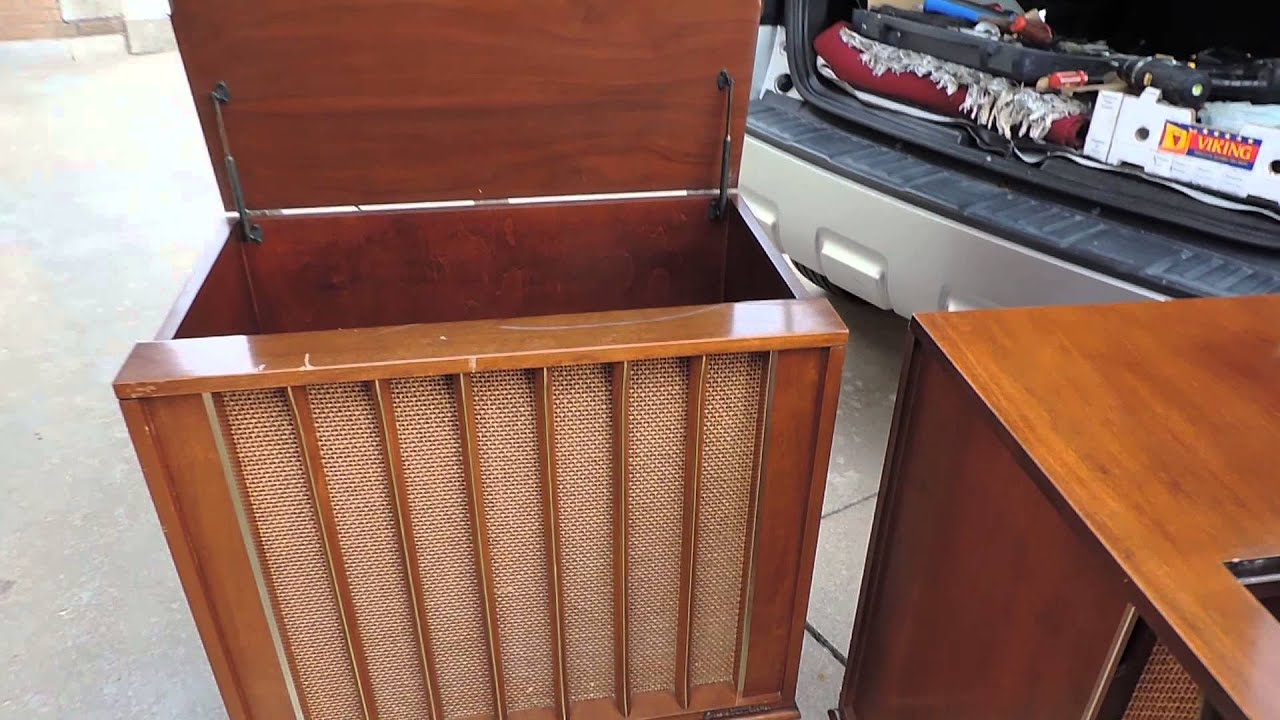 ELECTROHOME 1950'S ERA HI FI CONSOLE - THE CLARION 002 - YouTube
