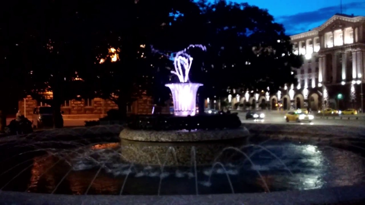Visiting Bulgaria. Sofia, Bulgaria, Fountain at Night Everything is ...