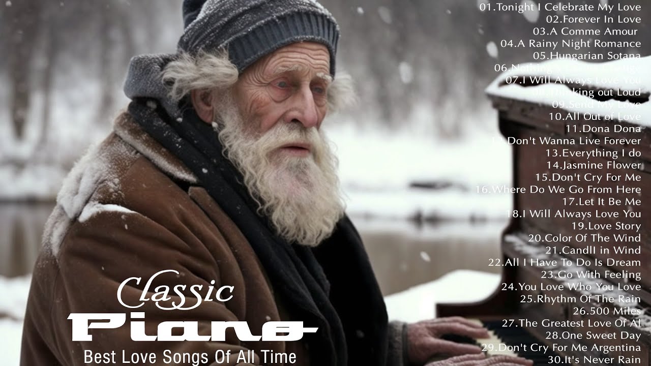 Best Beautiful Classic Piano Love Songs Collection - Great Relaxing ...