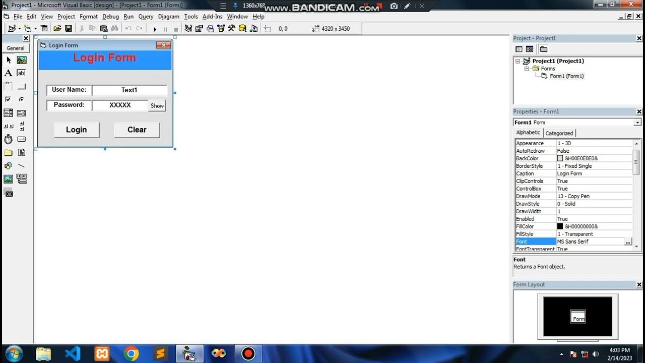 How to create login form in visual basic 6.0 | BEStudio - YouTube