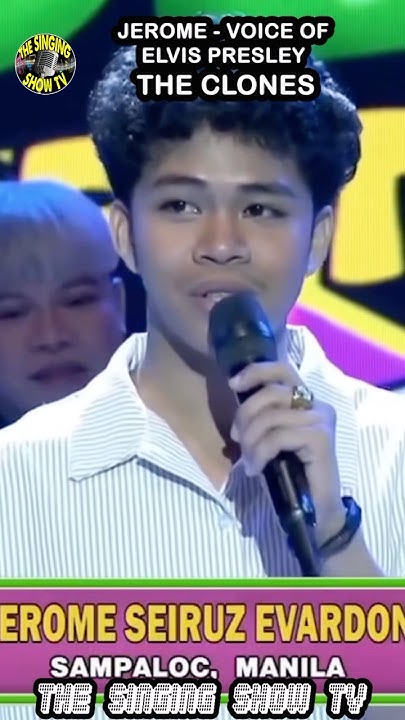 Jerome Evardone - Voice of Elvis Presley | The Clones KaVoice of The Stars - YouTube